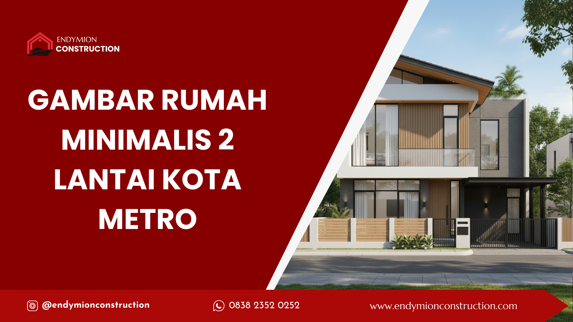 Gambar Rumah Minimalis 2 Lantai Kota Metro - Arsitek Medan - Endymion ...