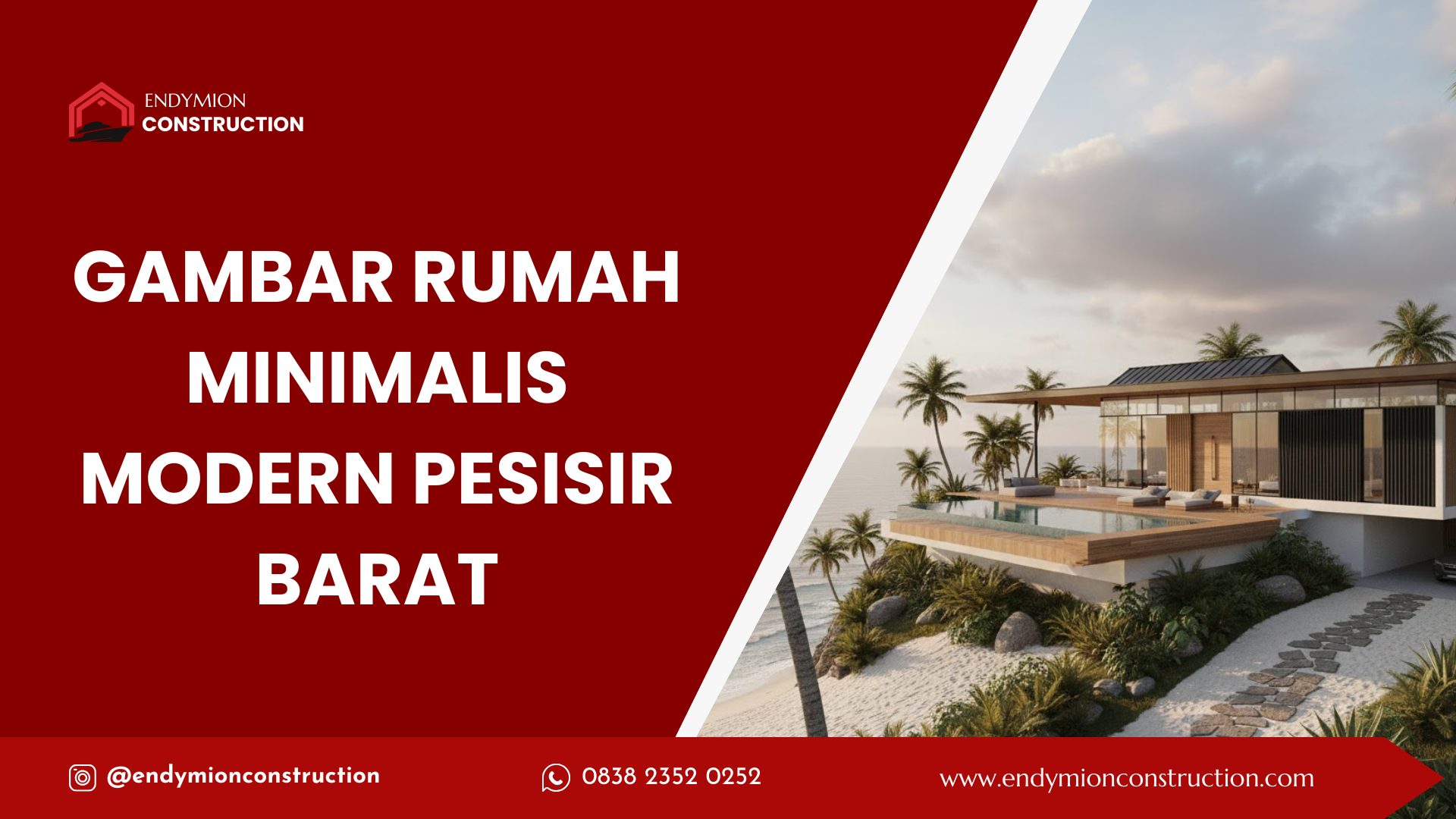 Gambar Rumah Minimalis Modern Pesisir Barat - Arsitek Medan - Endymion ...