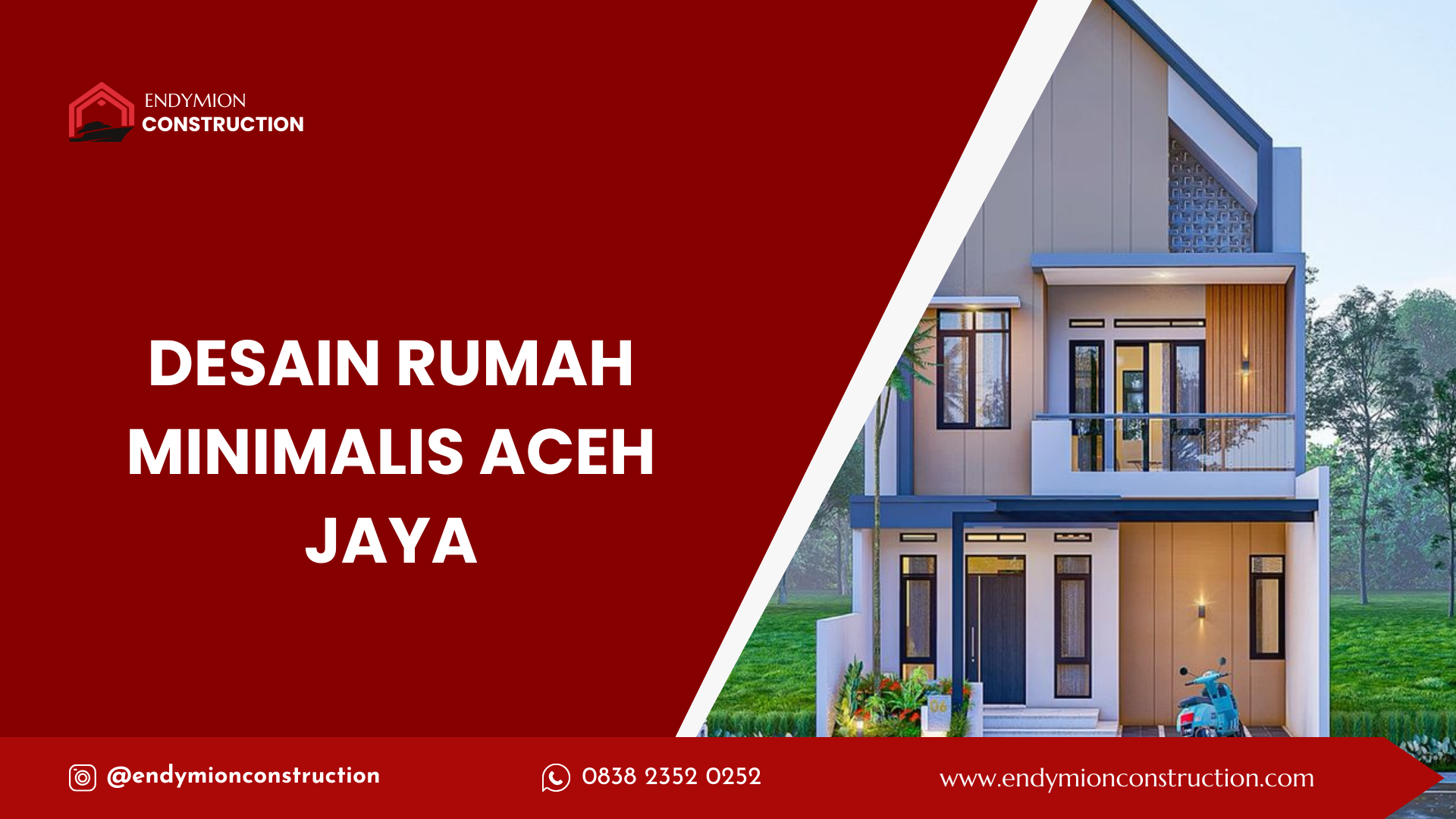 Desain Rumah Minimalis Aceh Jaya - Arsitek Medan - Endymion Construction